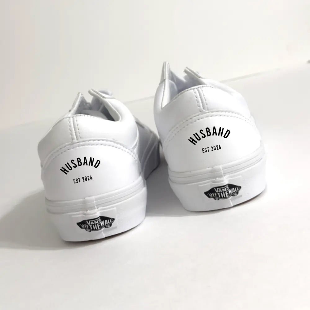 Custom Vans Wedding Sneakers – Personalized by Hand – JOY'S Custom Sneakers